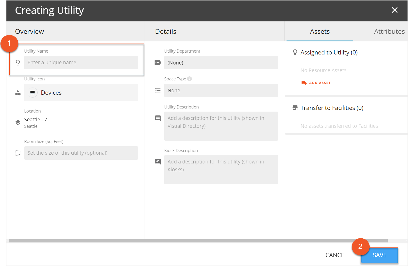 Creating a Single Utility Icon