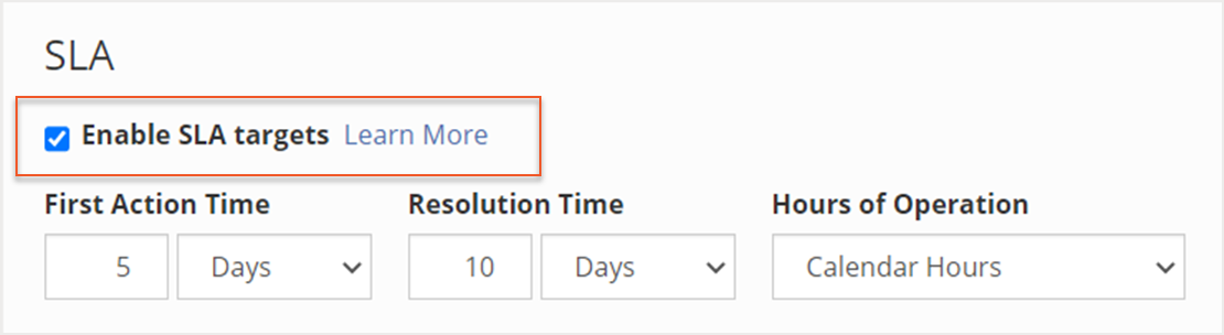 Managing Requests using SLAs