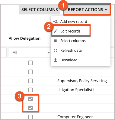 OfficeSpace User Role Descriptions