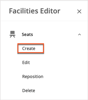 Creating Seats
