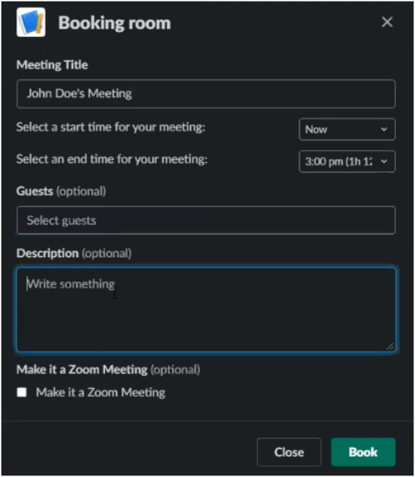 Introduction to Room Booking